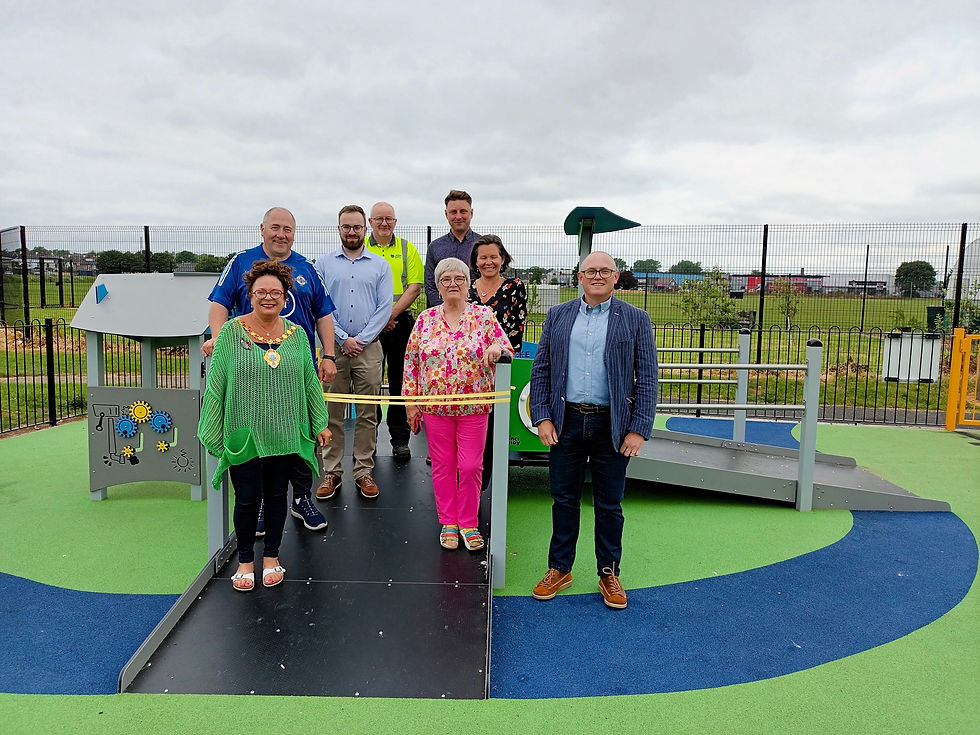 Refurbished play park officially opens in Harryville