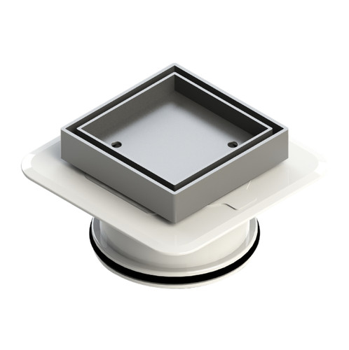 Art Square Bermuda Megaflex 1Tile Insert Floor Waste 100mm Chrome ...