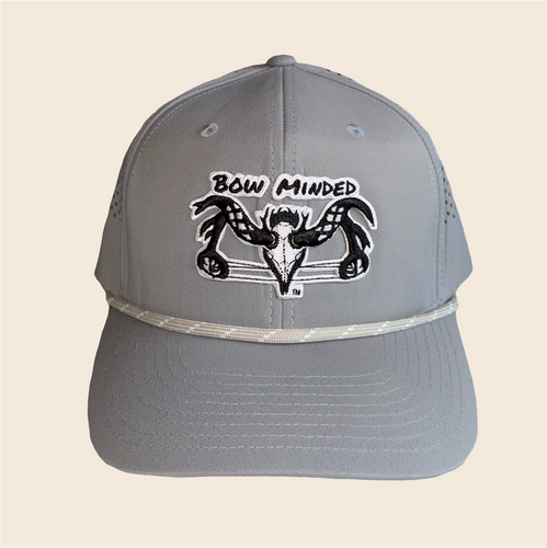 Silver Bow Minded Perforated Rope Trucker | Bow Minded