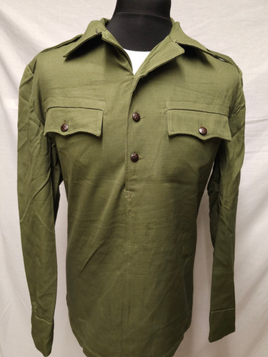 Bulgarian Cotton Cossack Shirt - Olive Green | T.W Ryder, Birmingham
