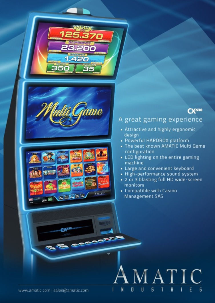 Home | Genesis Games | Gaming Machines | AMATIC INDUSTRIES