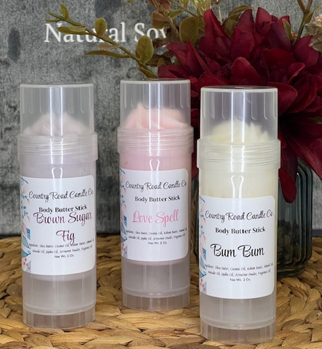 Brown Sugar Fig 2oz Body Butter Stick | Country Road Candle
