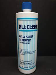 All Clear Oil and Scum Remover 1qt | BermudaPoolSupplies