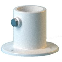 Aluminum Slide Flange- White | BermudaPoolSupplies