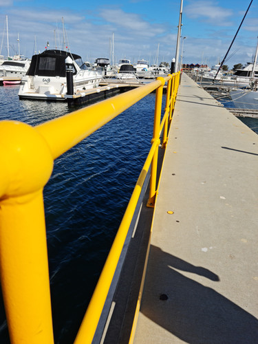 Marine Hand Rails w/Kick Rails | shorewatermarine