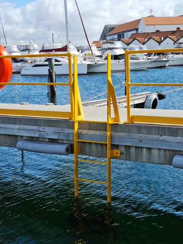 Steel Marine Ladder | shorewatermarine