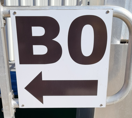 Jetty Signage | shorewatermarine