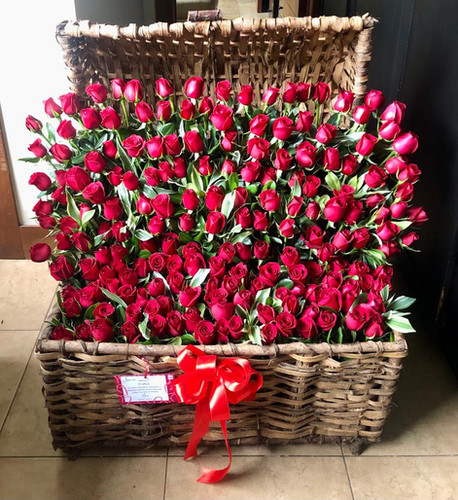 Chest of 180 Red Roses | Flower Express