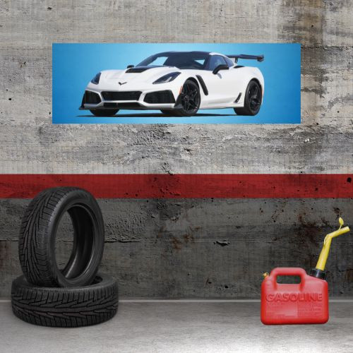 Corvette C7 Garage Banner | Photomotive Car Photography