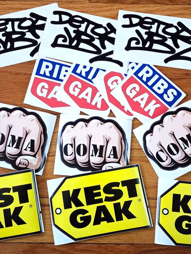 5 BOROSTICKER TOUR STICKER PACK | hardwareclothing