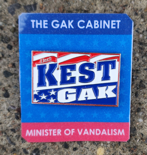 KEST GAK 2024 POLITICAL PIN | hardwareclothing