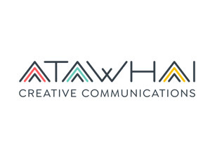 The whakapapa of the Atawhai Creative Communications logo