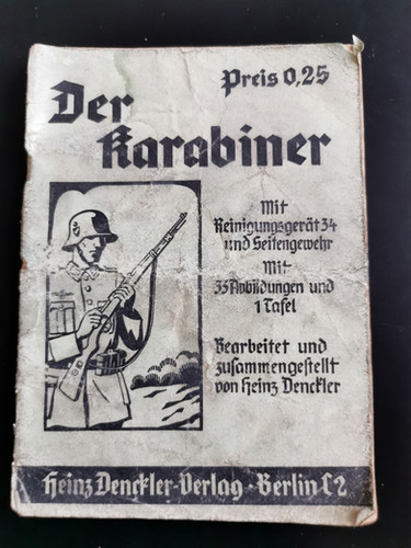 Mauser rifle manual | PKZ militaria