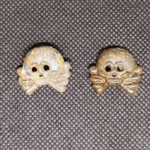 Tank crew collar tabs skulls #2 | PKZ militaria