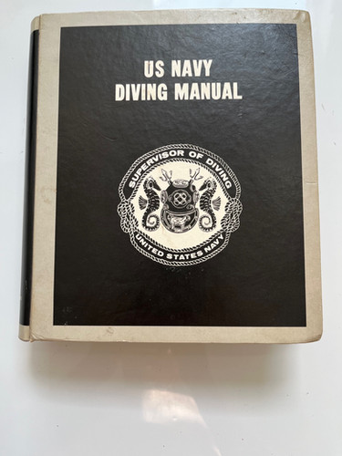 US Navy Diving Manual | Diving Antiques