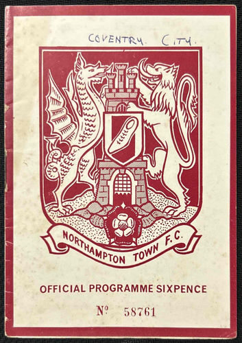 1965 Jan 23 Northampton V Coventry | Football Programmes