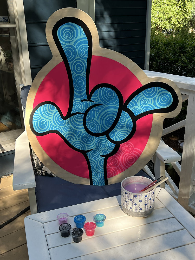 The Big Giant Hand Art