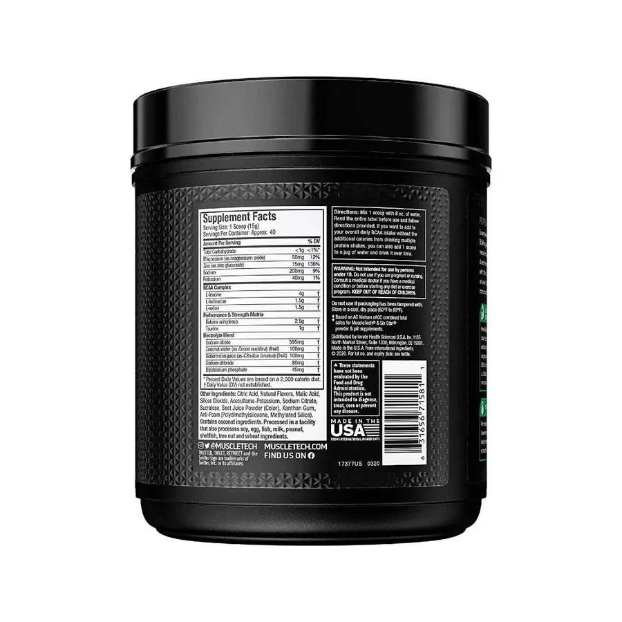 MuscleTech AMINO BUILD Aminoácidos (40 Servicios) | MuscleBaby Monterrey
