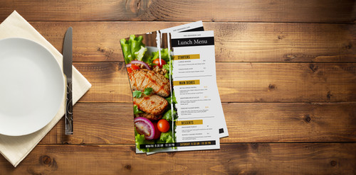 Flat Menus | Paragon Press