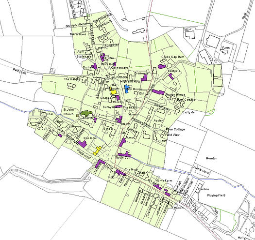 Maps | Hornton History