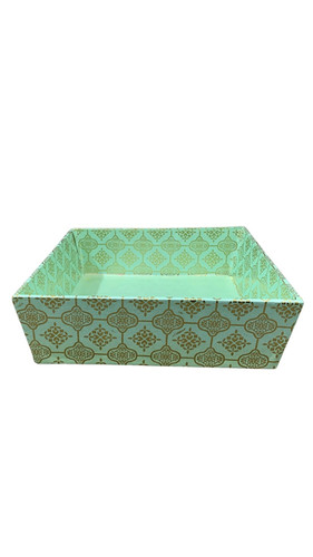 Box Tray (Green Pattern Design) | Mpp studio