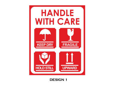 Pre- Printed Fragile Labels ( Handle With Care Label) | Myperfectpack