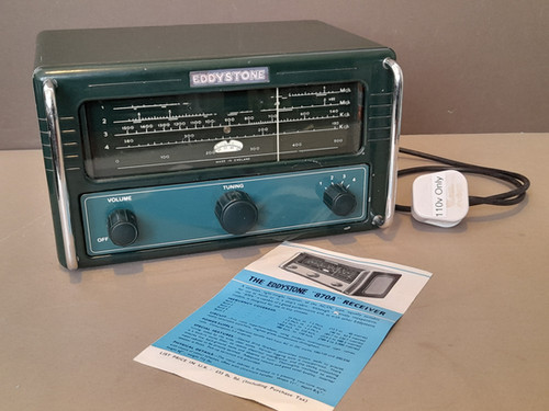 EDDYSTONE 870A RECEIVER (110V ONLY) VARIAC | website