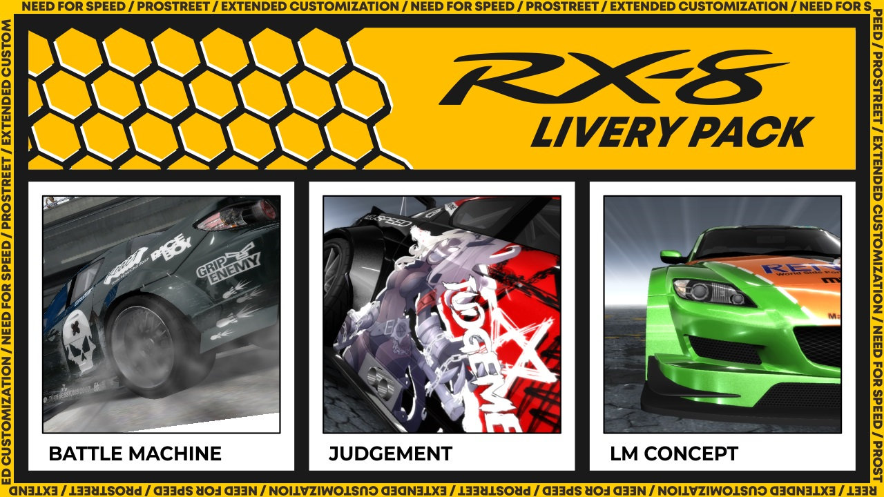 Mazda RX-8 Livery Pack | VeeTec