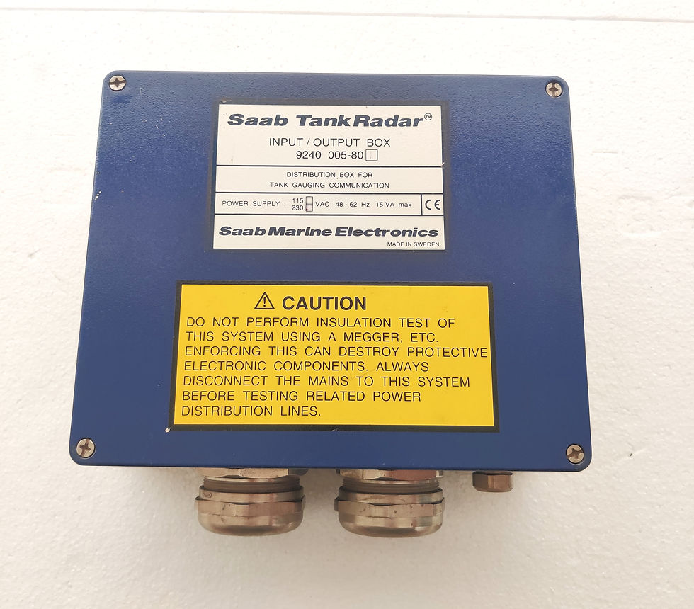 SAAB TANK RADAR INPUT/OUTPUT BOX 9240005-801 | Agry Marine SAAB TANK RADAR INPUT/OUTPUT BOX 9240005-801 | Agry Marine