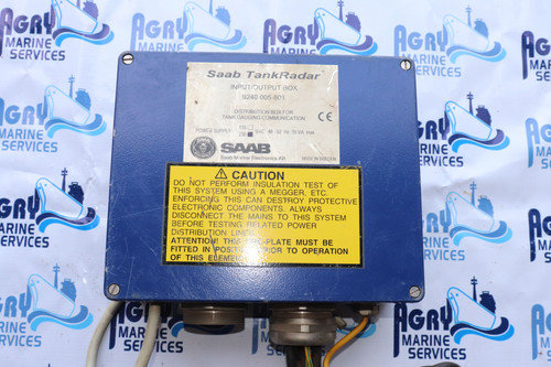 SAAB TANK RADAAR INPUT/OUTPUT BOX 9240 005-801 | Agry Marine