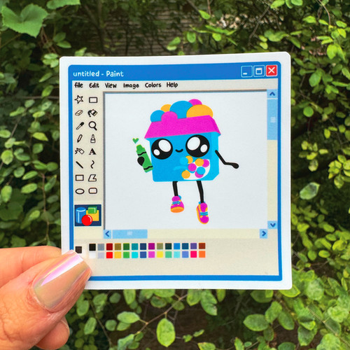 "MS Paint" Sticker | Studio Nez
