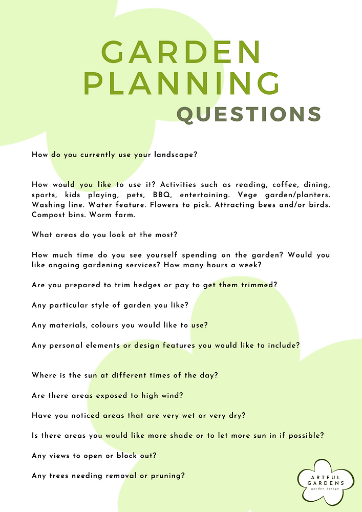 Questions to Consider When Planning Your Garden