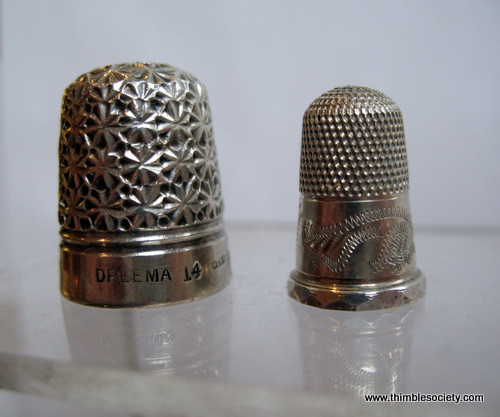 Silver child's thimble | The Thimble Society
