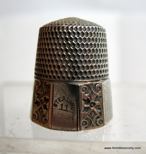 Simons silver thimble | The Thimble Society