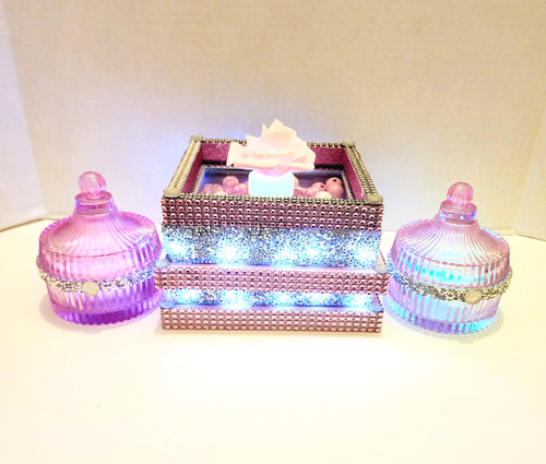 Bling Table Centerpiece Set W/Lights | WeSlayGlam