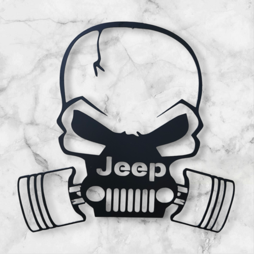 Jeep Skull | Creative Metal Cuts