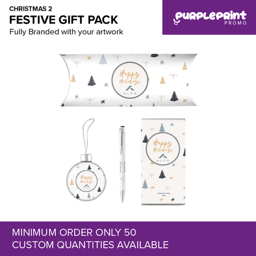 Festive Branded Gift Pack 2 | Printed in Full Colour to every item ...