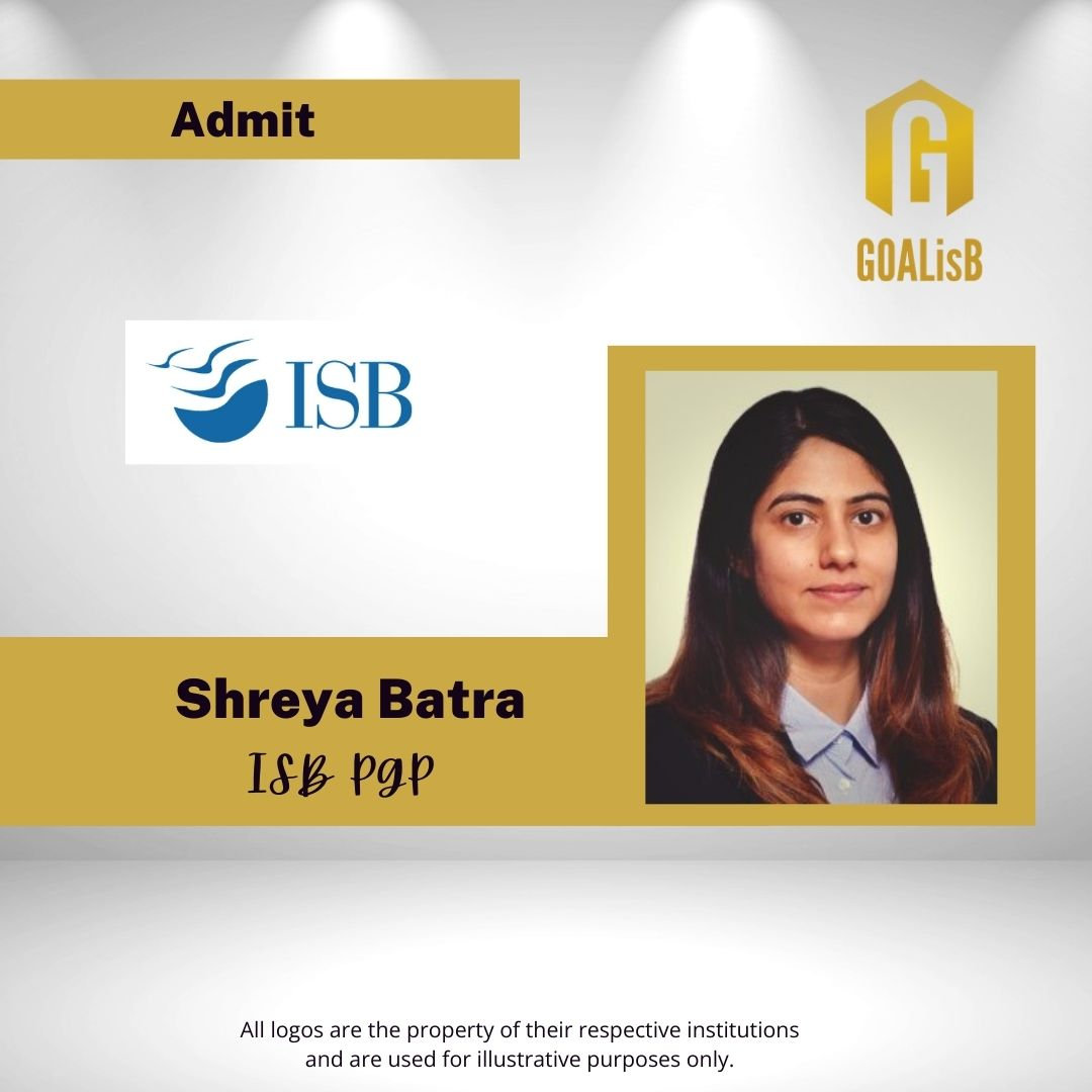 Shreya Batra | GOALisB