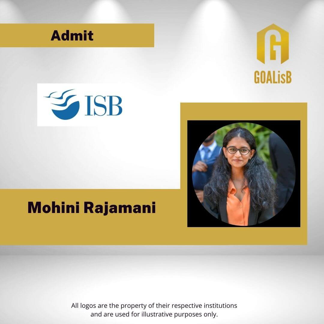 Mohini Rajamani | GOALisB