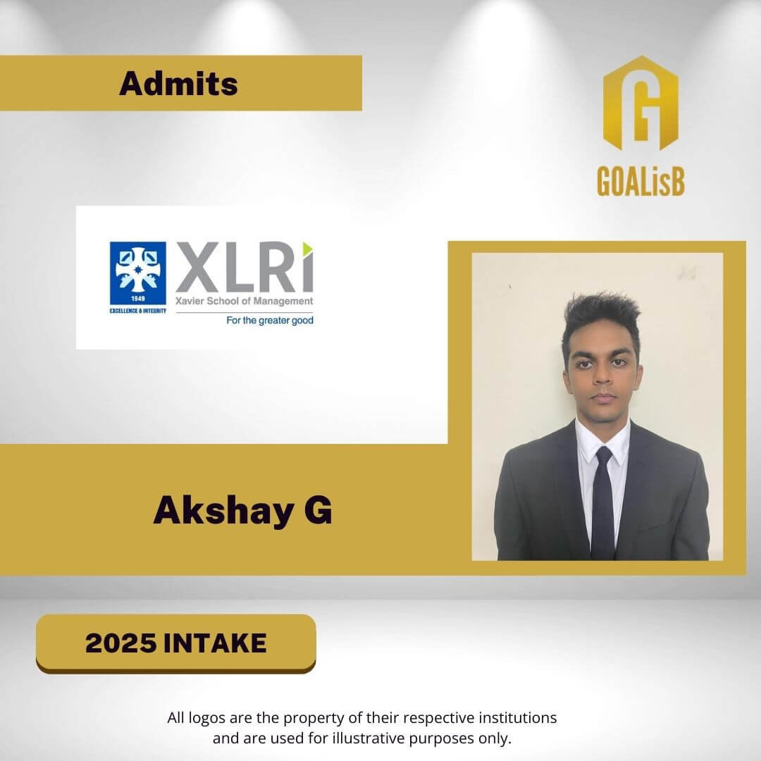 Akshay G | GOALisB