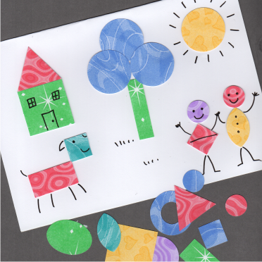 Collage shapes | portfolio