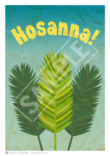 Hosanna printable poster | Kirsty McAllister