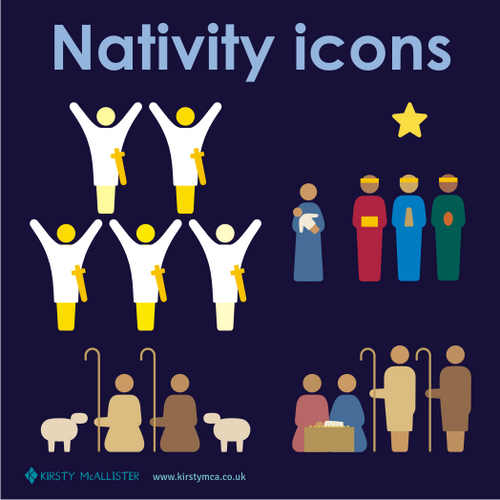 Nativity Icons | Kirsty McAllister