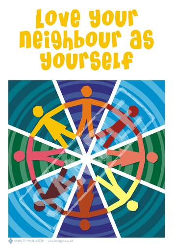 Love your neighbour printable poster | Kirsty McAllister