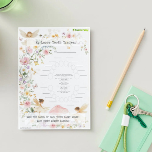 Tooth Tracker Printable | Toothfairylands