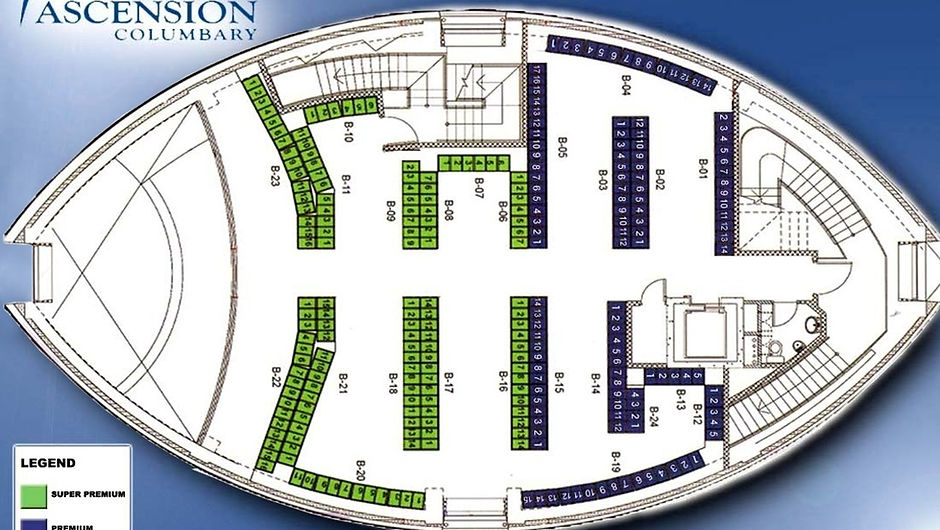 3rd Floor Vaults | The Ascension Columbary and Chapel