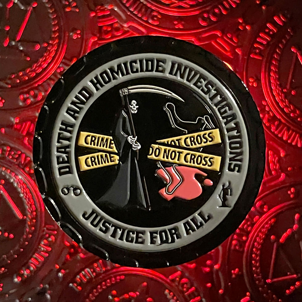 Death and Homicide Challenge Coin | PATC Education