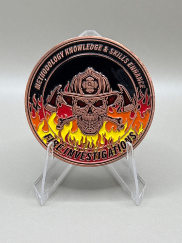 Fire Investigations Challenge Coin | Public Agency Training Council