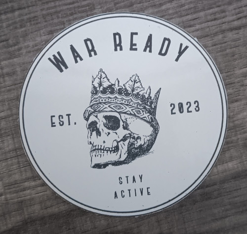Stay Active Sticker | War Ready 818