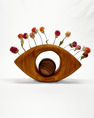 Cherry Eye Bud Vase | Odonata Woodworks